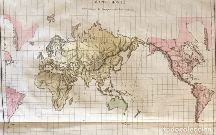 gran mapa del mundo sobre proyección de mercato - Comprar Cartografía ...