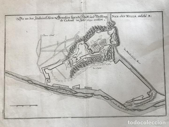 plano de la ciudad de niza en la riviera (franc - Comprar Cartografía ...