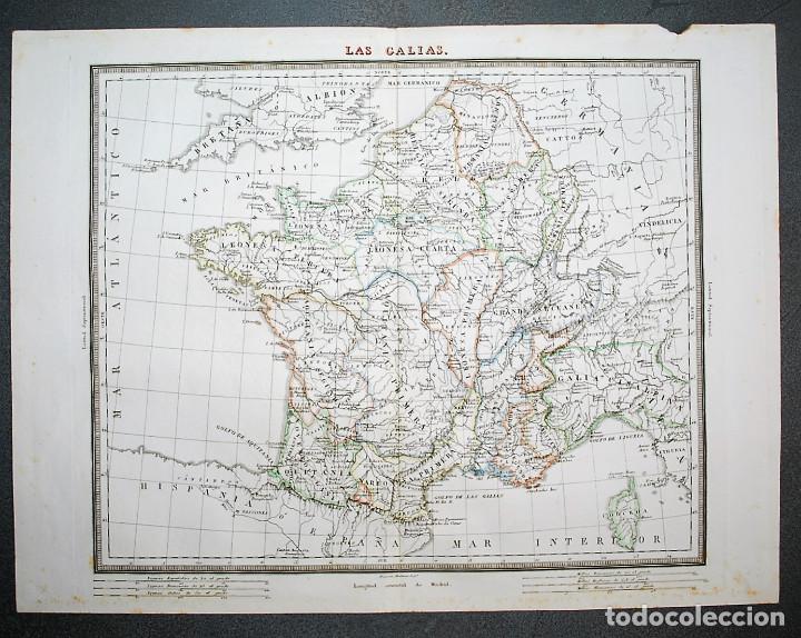 las galias. francia france - Comprar Cartografía Antigua (hasta S. XIX ...