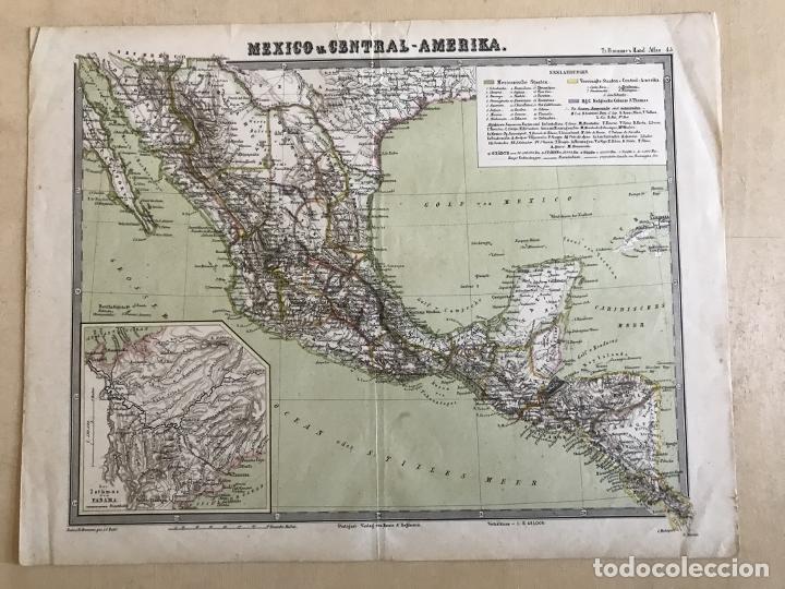 gran mapa a color de méxico y américa central, - Comprar Cartografía ...