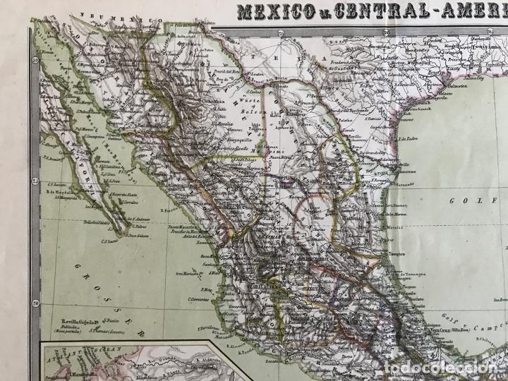 gran mapa a color de méxico y américa central, - Comprar Cartografía ...