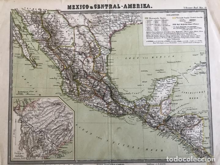 gran mapa a color de méxico y américa central, - Comprar Cartografía ...