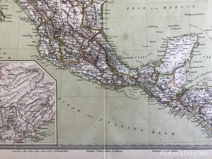 gran mapa a color de méxico y américa central, - Comprar Cartografía ...