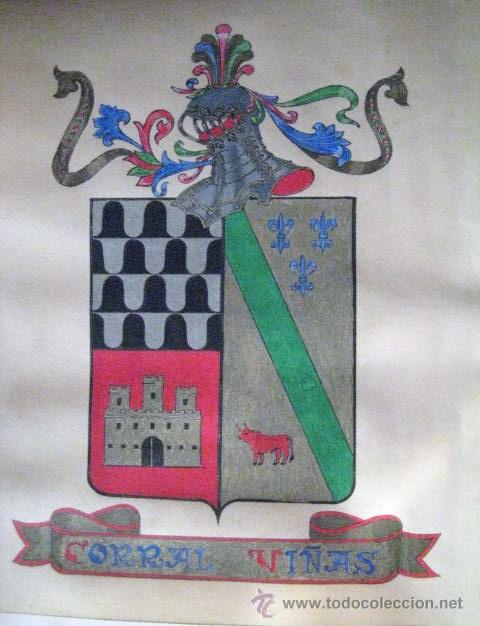 escudo heraldico. apellido: corral viñas. dibu - Comprar Dibujos ...
