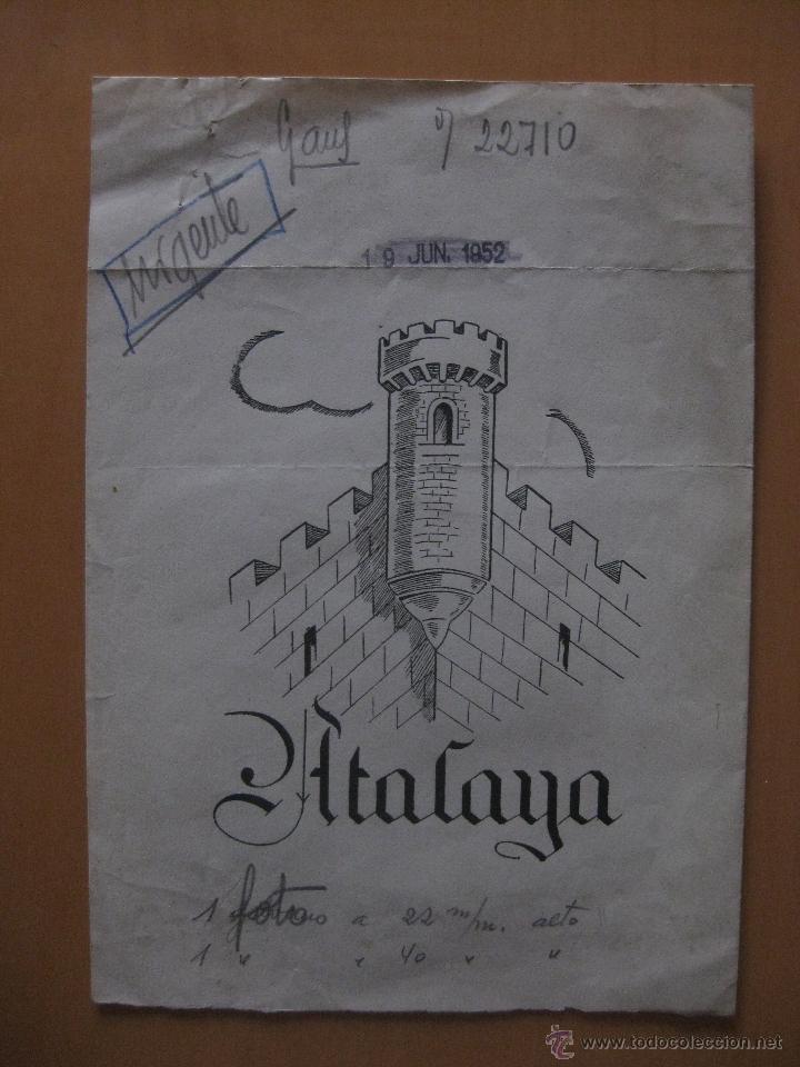 dibujo atalaya . dibujo original de la imprenta - Comprar Dibujos ...