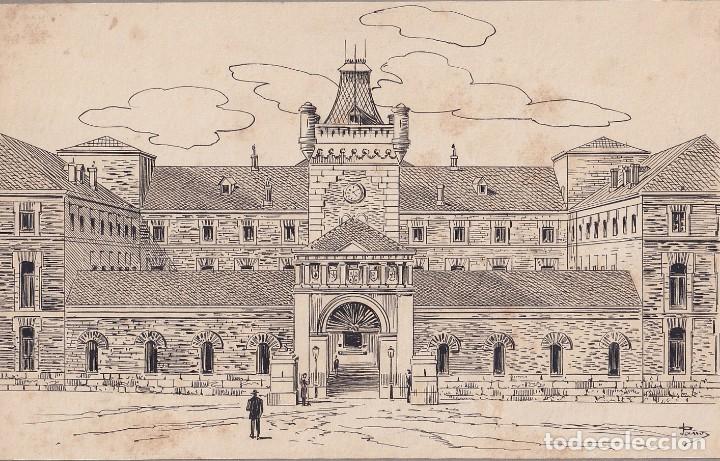 carcel modelo (madrid) - 1902 - dibujo original - Comprar Dibujos ...