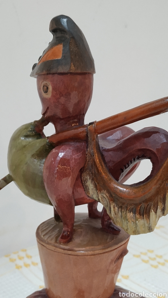 figura madera tallada, artesanía de madera. art - Comprar Esculturas de ...