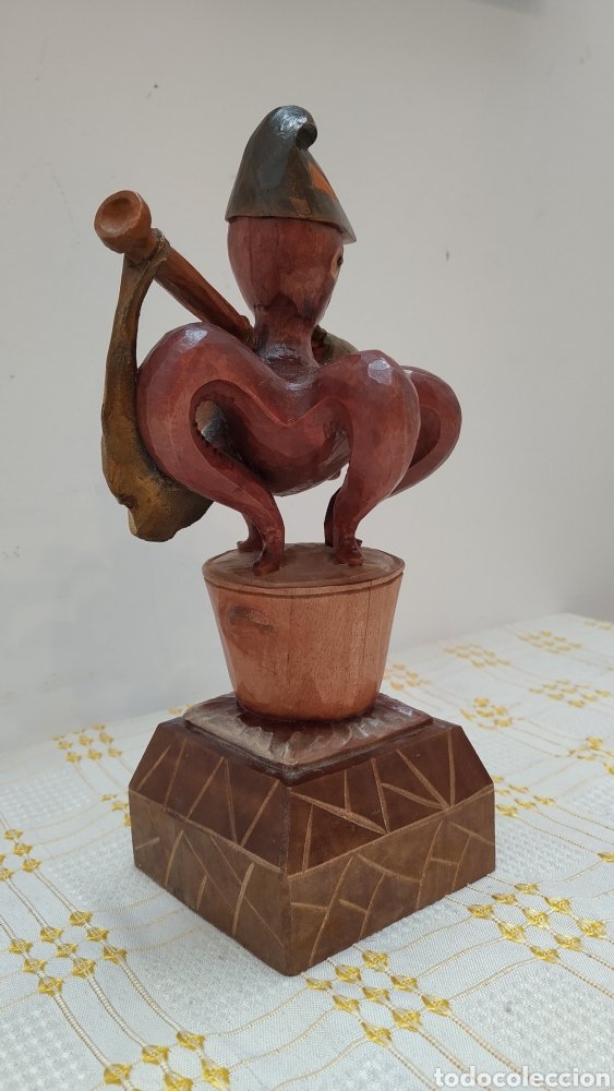 figura madera tallada, artesanía de madera. art - Comprar Esculturas de ...