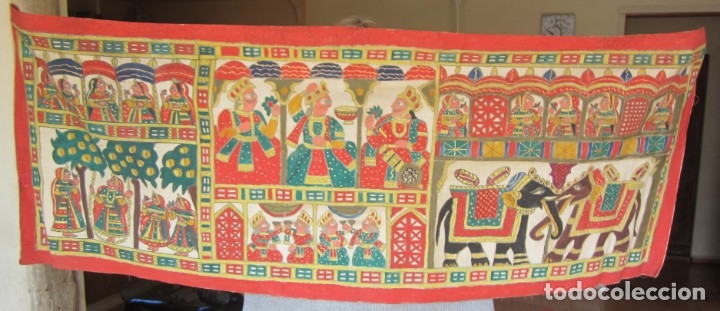 tela india pintada a mano - Comprar Arte Étnico Antiguo Asia en ...