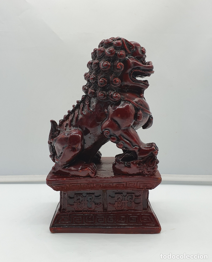 escultura antigua de león fu protector de la ci - Comprar Arte Étnico ...