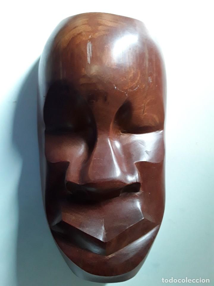 máscara cubana de caoba firmada y fechada. 20 c - Comprar Arte Étnico ...
