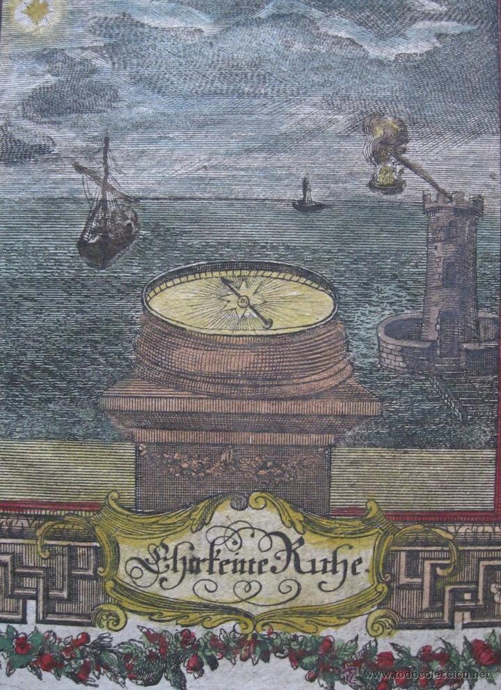 emblema barroco: faro y brújula,1680 - Comprar Grabados Antiguos | Arte ...