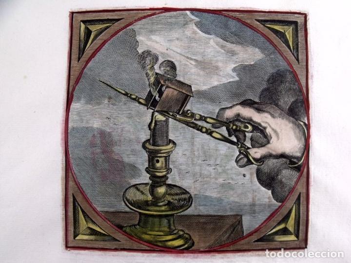 dos emblemas barrocos. el apagado de una vela y - Comprar Grabados ...