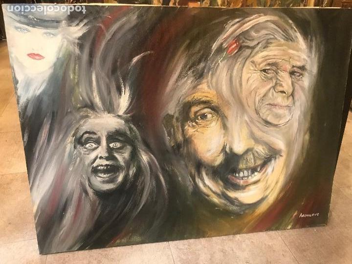 curiosa escena de terror - Comprar Pintura al Óleo Contemporánea en ...