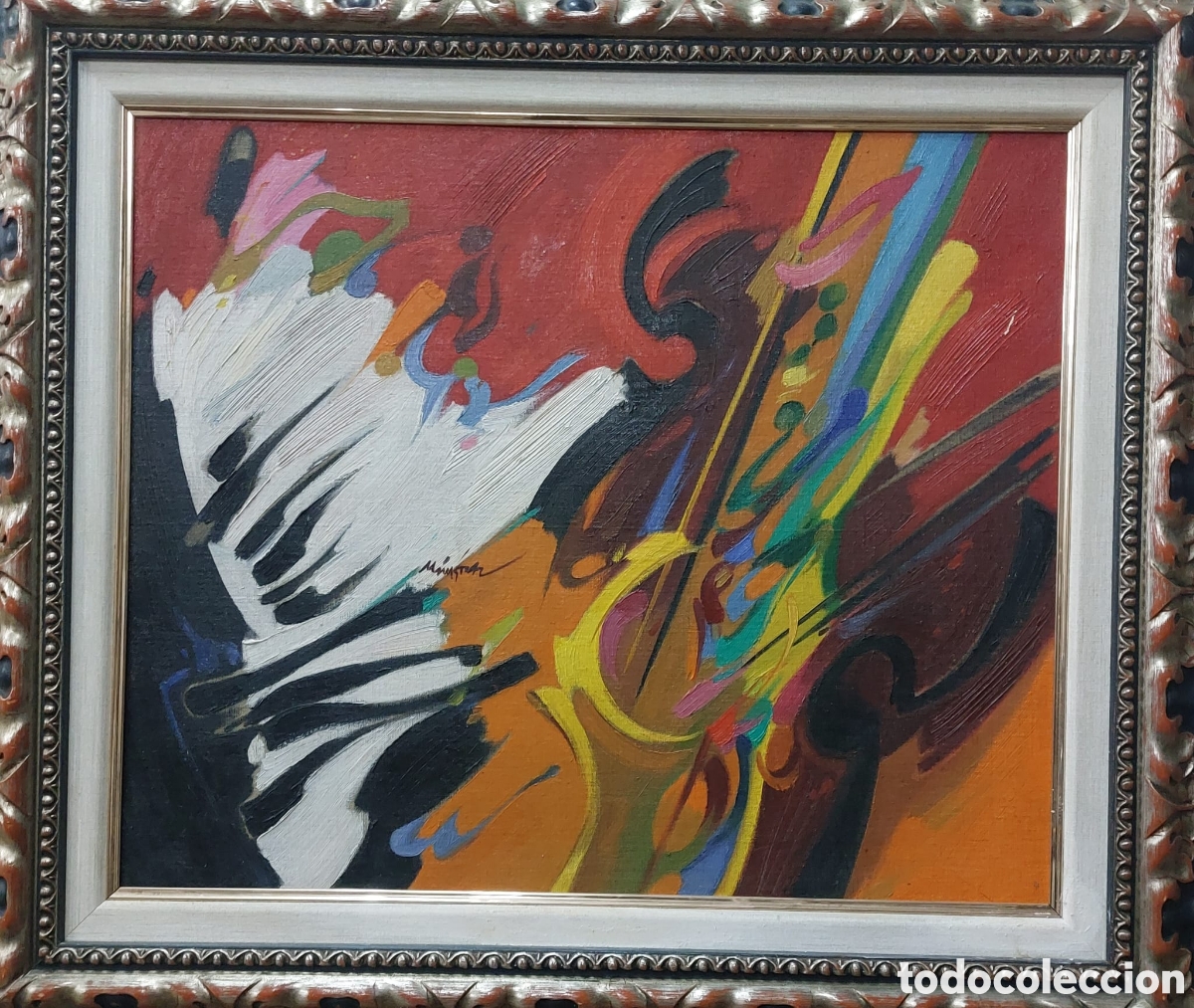 ministral jose agusti oleo tela 65x54 año 1990 - Compra venta en ...