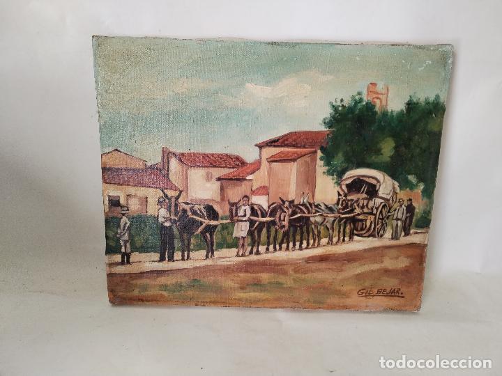 salvador gil béjar, cuadro original carreta con - Compra venta en ...
