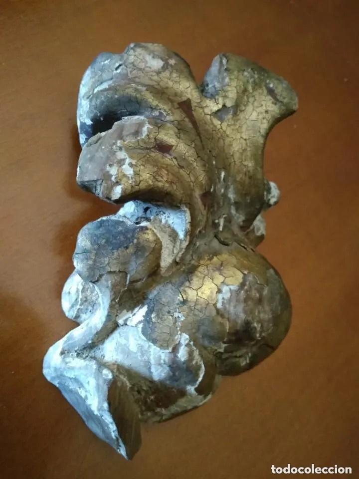 voluta de retablo barroco en pan de oro siglo x - Comprar Escultura ...