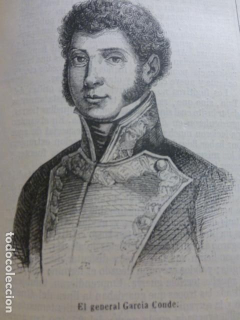 general garcia conde grabado xilografico 1850 - Comprar Xilografía en ...