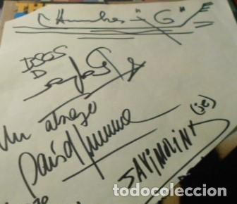 hombres g david summers fimado autografos origi - Compra venta en ...