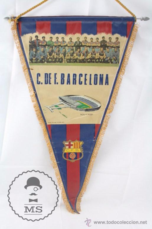 banderín de tela - club de fútbol / cf barcelon - Comprar Banderas y ...