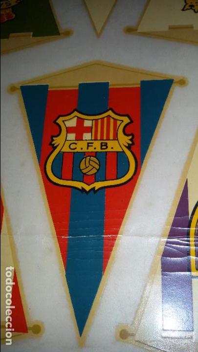 antigua lamina con 18 banderines de equipos de - Comprar Banderas y ...