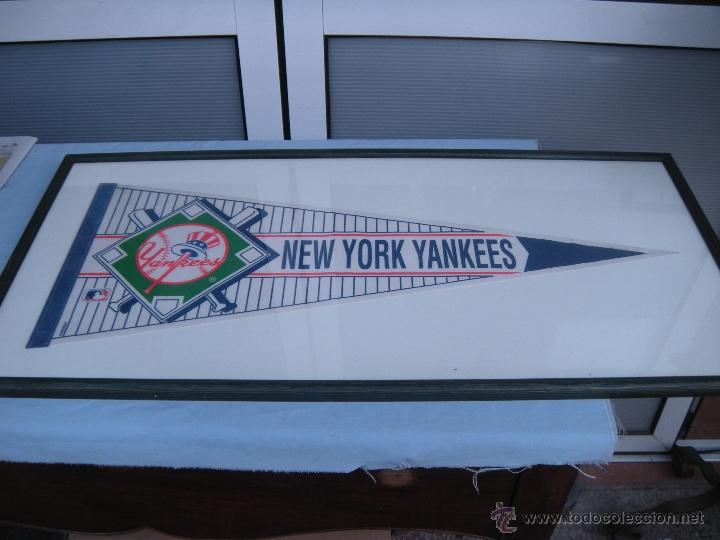 beisbol.gran banderin enmarcado new york yankee - Comprar en ...