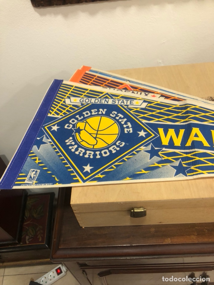 lote de 4 banderines gran tamaño, oficiales nba - Comprar en ...