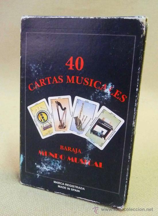 cartas, baraja, cartas musicales, mundo musical - Comprar Otras Barajas ...