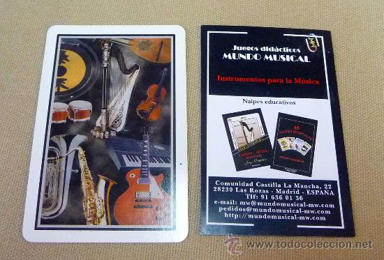 cartas, baraja, cartas musicales, mundo musical - Comprar Otras Barajas ...