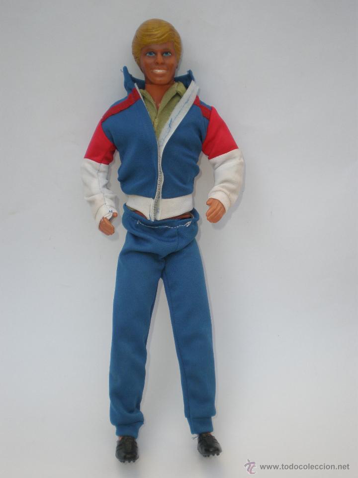 muñeco ken, chandal azul, antiguo , de mattel i - Comprar Muñecas ...
