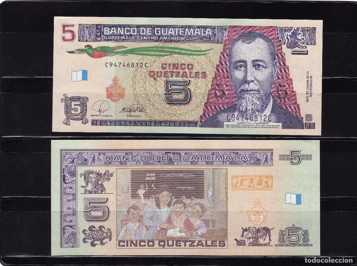 Moneda De Quetzal De Guatemala 2008 Billete De 1.000 Yen De ND1963