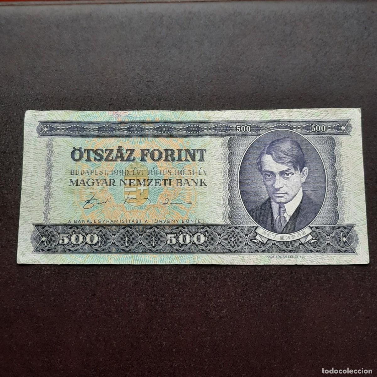 billete de 500 florines de hungria del año 1990 - Compra venta en ...