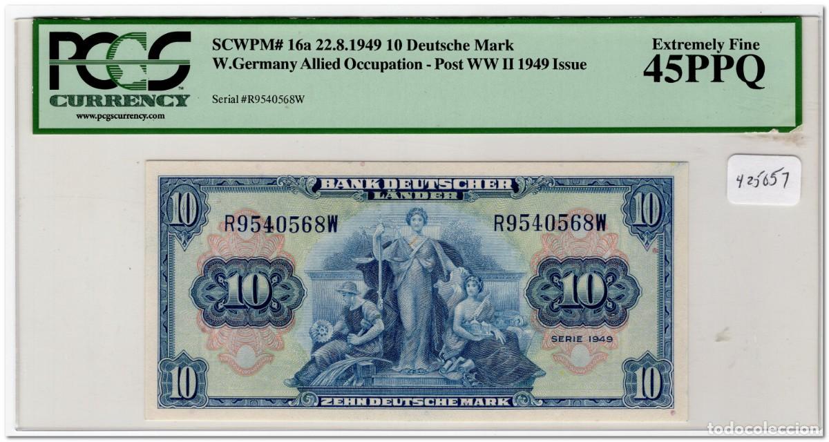 germany,10 deutsche mark,1949,p.16,xf,pcgs cert - Compra venta en ...