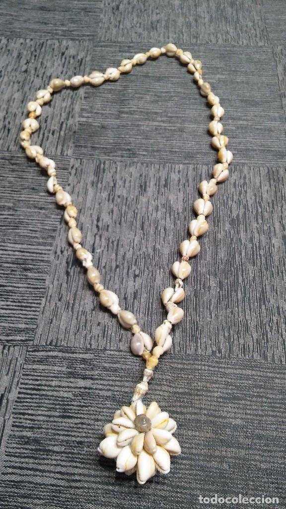 collar vintage de caracolas (46 cm.) · peso: 50 - Comprar Bisuteria en ...