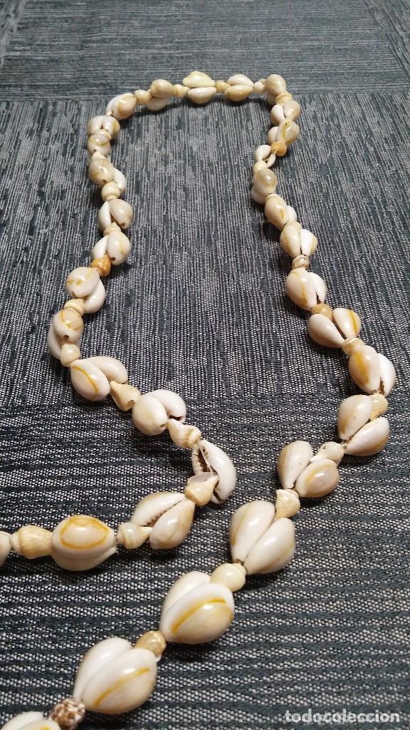 collar vintage de caracolas (46 cm.) · peso: 50 - Comprar Bisuteria en ...