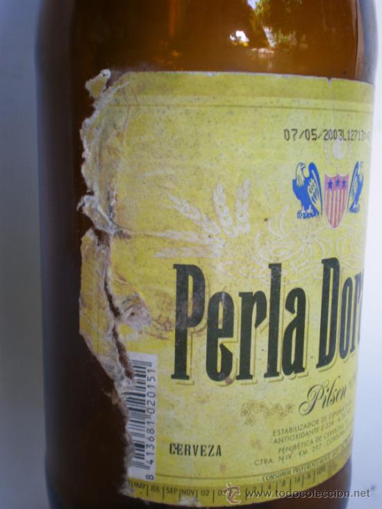 botella cerveza *perla dorada* pilsen, 1 lt. et - Comprar Botellas ...