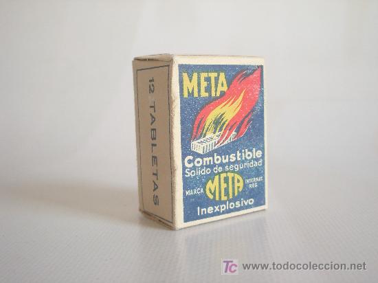 caja con 12 pastillas de meta. - Compra venta en todocoleccion