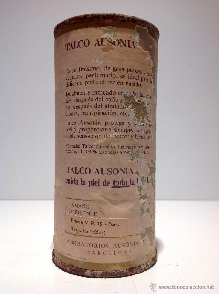 antiguo bote de polvos talco de ausonia - Comprar Cajas antiguas y ...