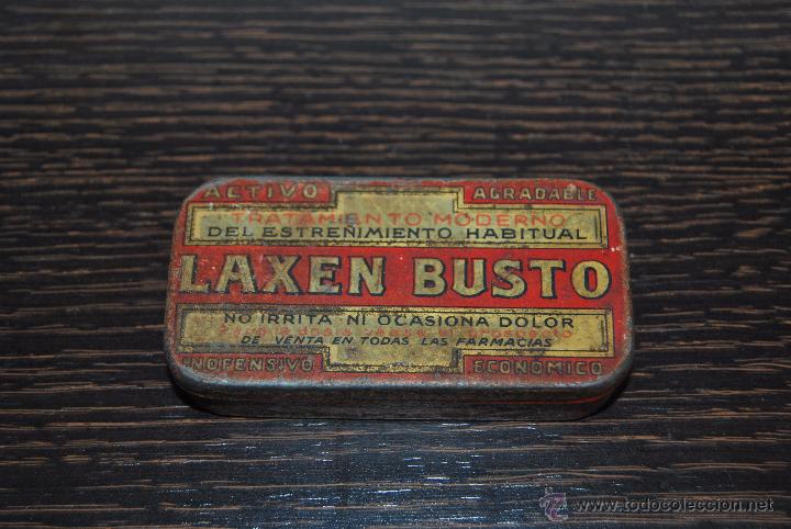 lata de laxen busto - cajita de laxante - caja - Compra venta en ...