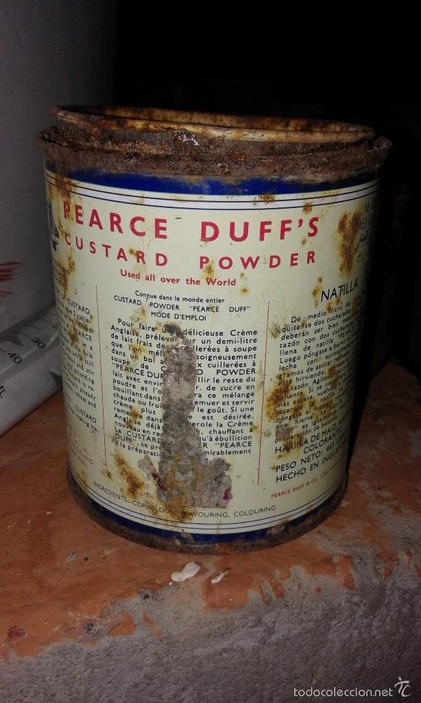 vendo antigua lata de natillas leche pearce duf - Comprar Cajas ...