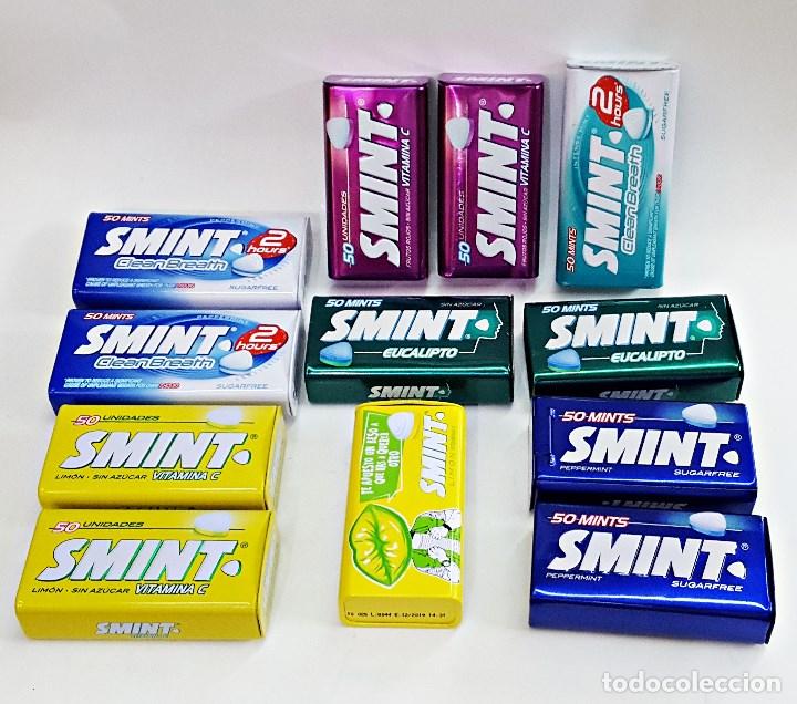 lote de 12 cajas de metal de caramelos smint. - Compra venta en ...