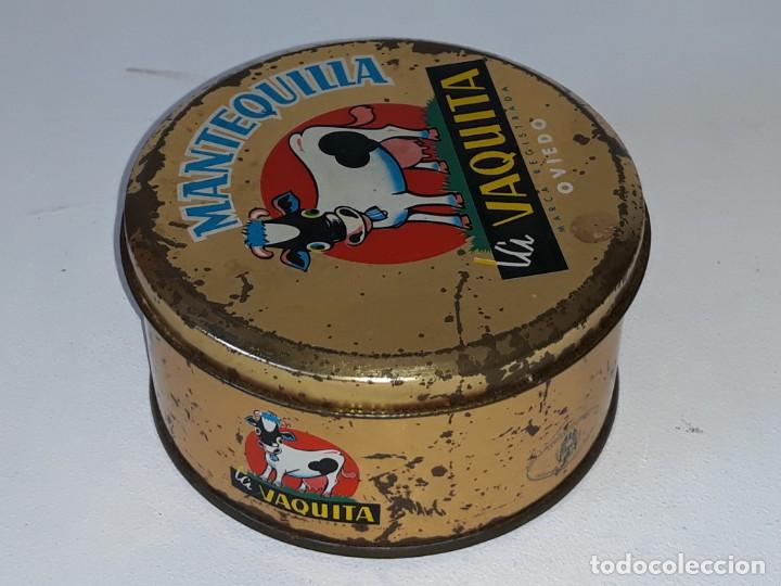 antigua caja bote de mantequilla la vaquita en - Compra venta en ...