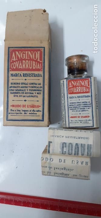 caja de farmacia frasco anginol covarrubias // - Compra venta en ...