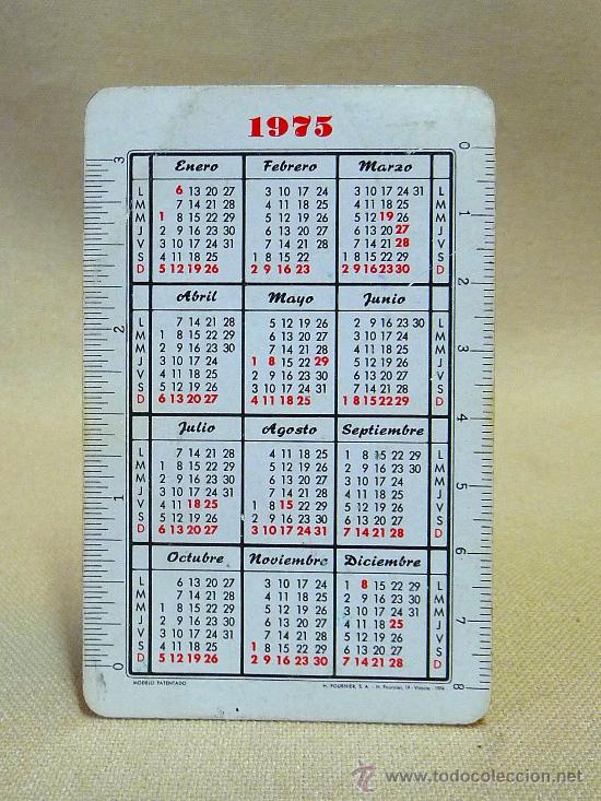 calendario, fournier, 1975, banco hispano ameri - Comprar Calendarios ...