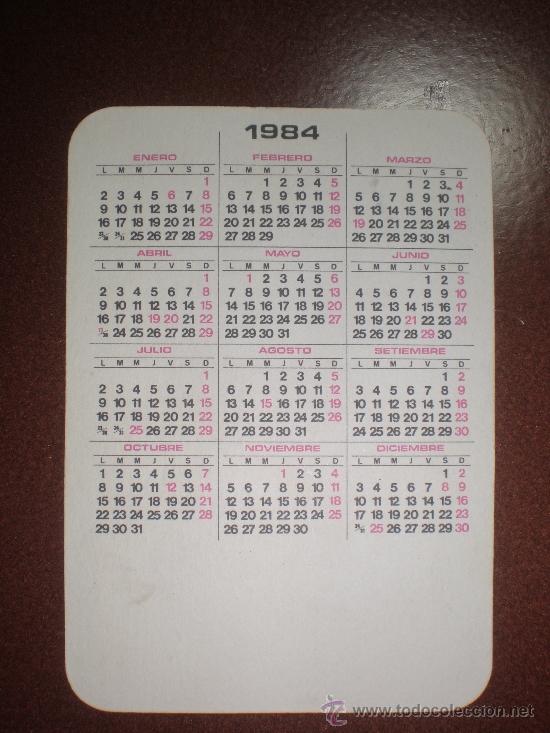 real sociedad calendario 1984 -ver reverso - Comprar Calendarios ...