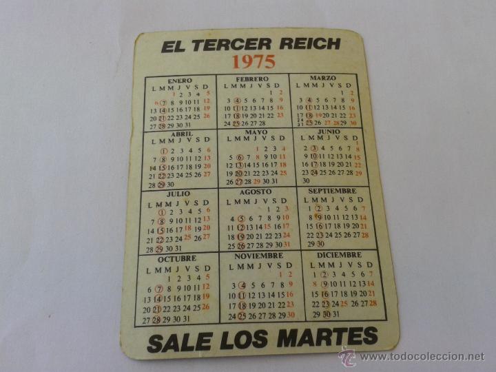 calendario 1975 el tercer reich - Comprar Calendarios antiguos en ...