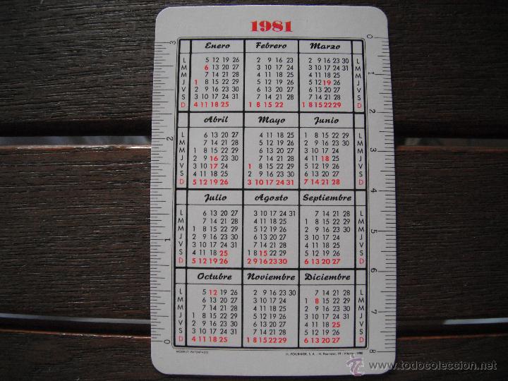 calendario banco de bilbao . 1981. - Comprar Calendarios antiguos en ...