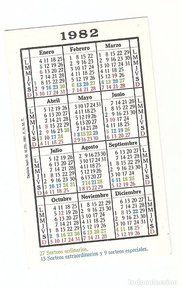 calendario de bolsillo - loterias nacional 1982 - Comprar Calendarios ...
