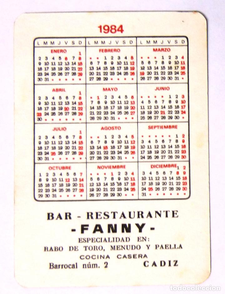 calendario de bolsillo 1984. paisajes. - Comprar Calendarios antiguos ...