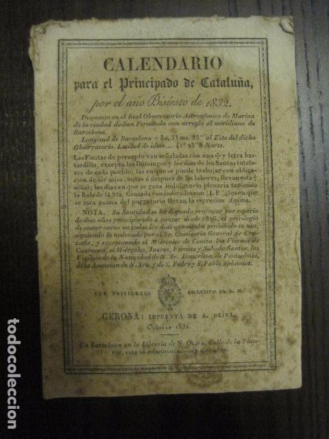 calendario almanaque para el año 1832 - princip - Comprar Calendarios ...